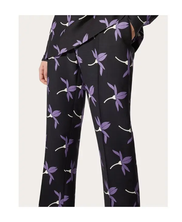 Valentino Garavani Fairy Flowers Print Trousers