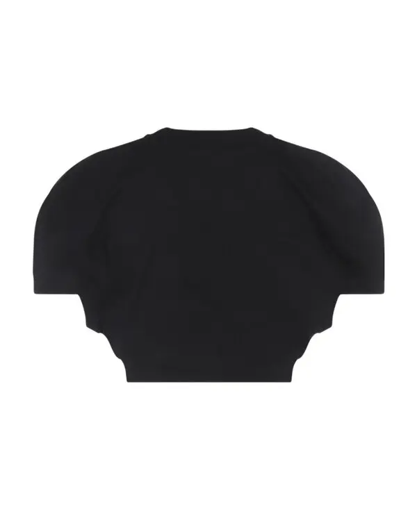 VIVIENNE WESTWOOD Logo-embroidered Cropped T-shirt