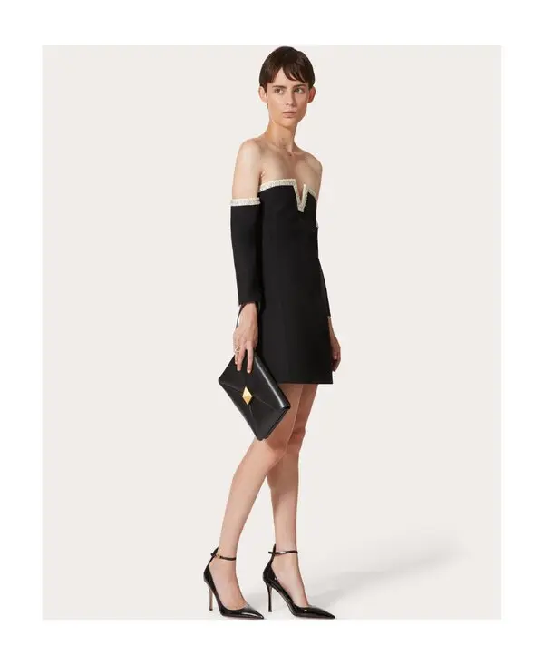 Valentino Garavani Off-shoulder Mini Dress