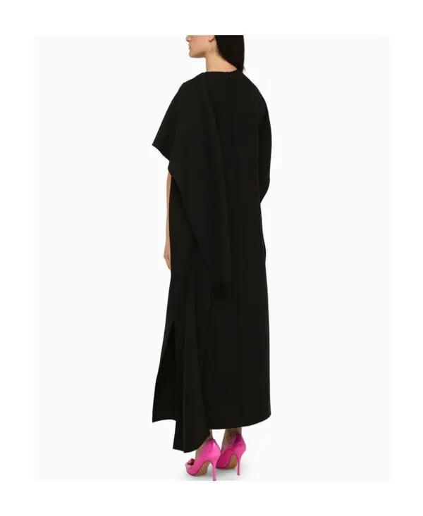 Valentino Garavani Draped Midi Dress