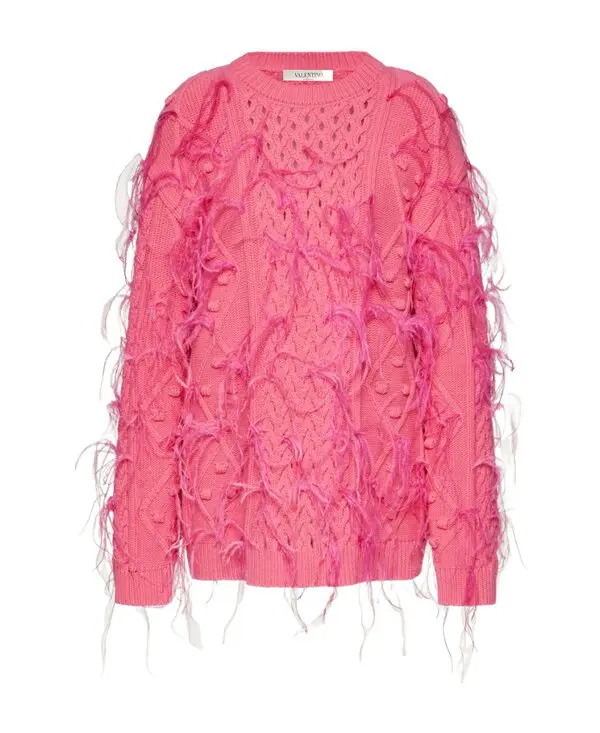 Valentino Garavani Embroidered Pullover - Pink