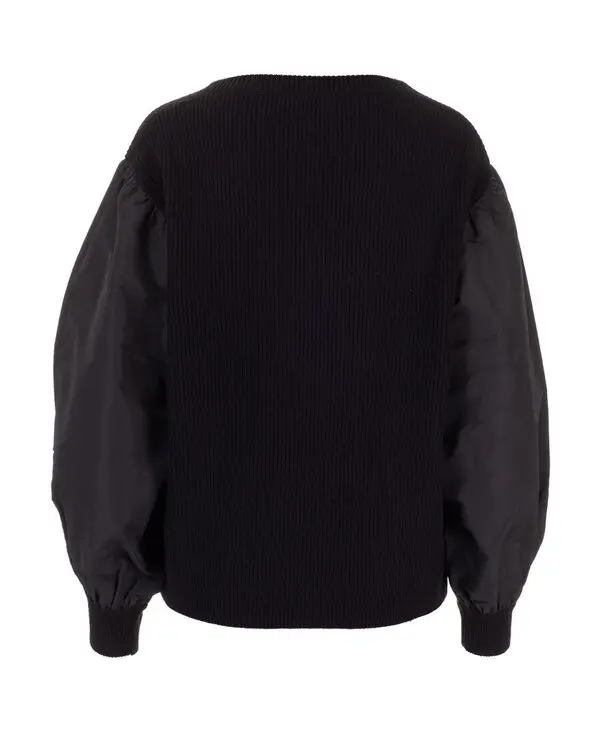 Valentino Garavani Balloon-sleeve Knit Jumper