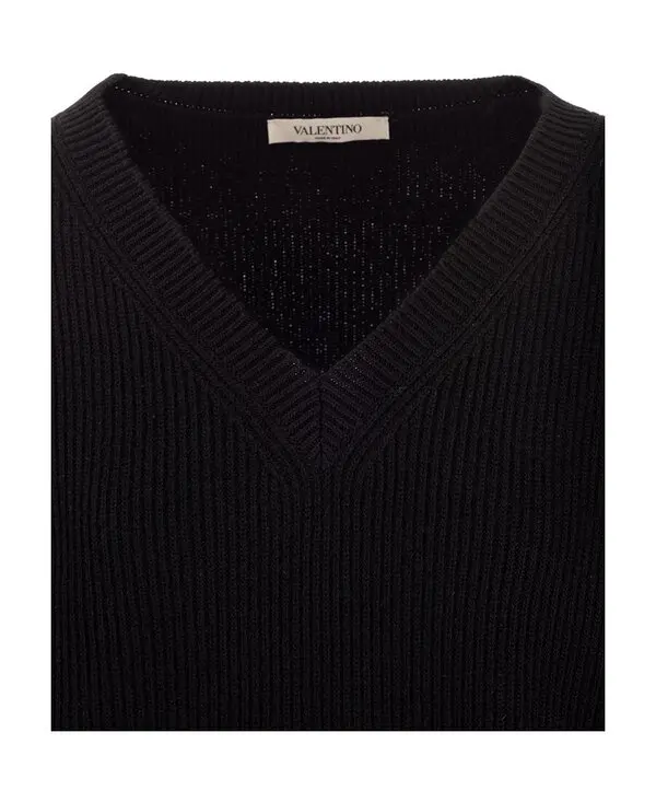 Valentino Garavani Balloon-sleeve Knit Jumper