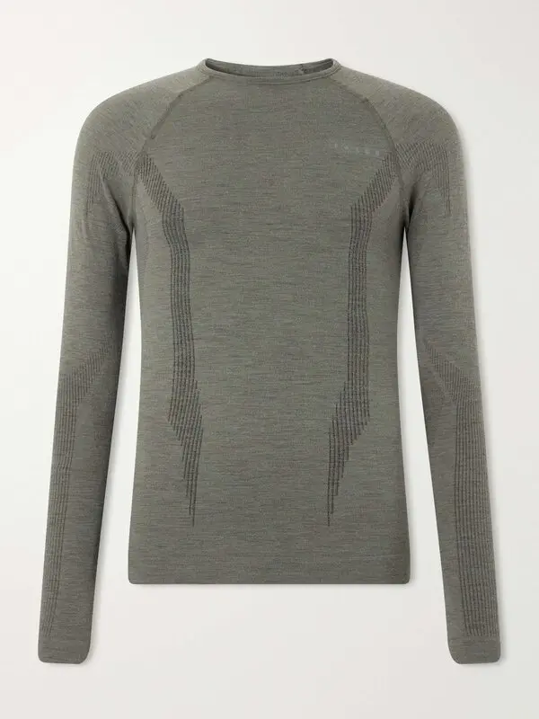 Falke Seamless Virgin Wool-blend Ski Base Layer