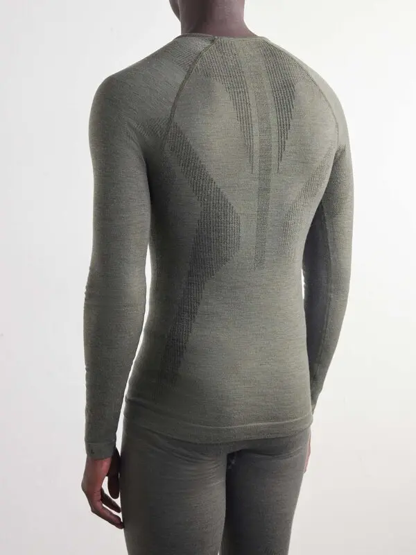 Falke Seamless Virgin Wool-blend Ski Base Layer
