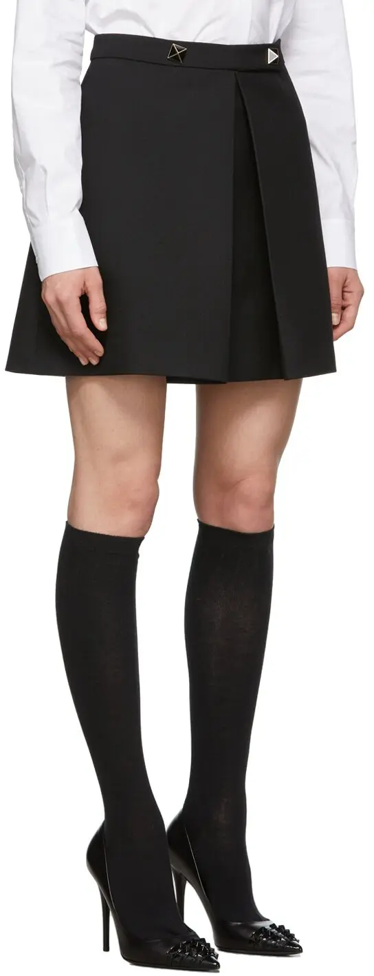Valentino Garavani Riveted Detail Skirt