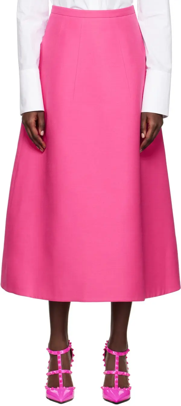 Valentino Garavani High-rise A-line Skirt