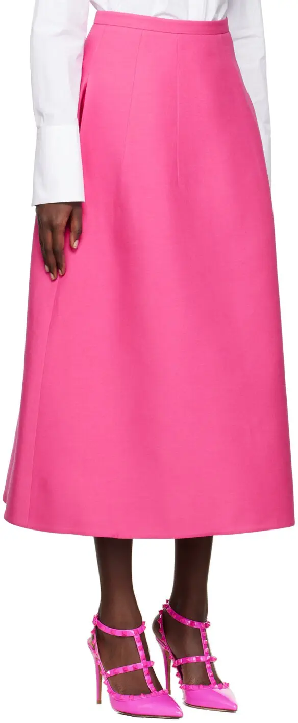 Valentino Garavani High-rise A-line Skirt