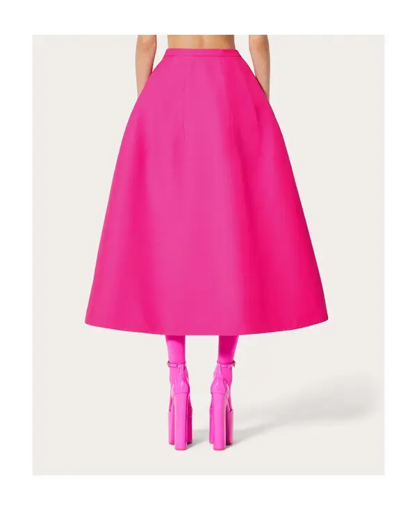 Valentino Garavani High-rise A-line Skirt