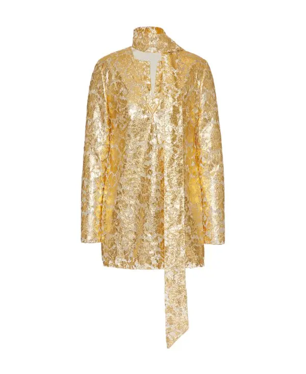 Valentino Garavani Bow Detailed Long-sleeved Blouse