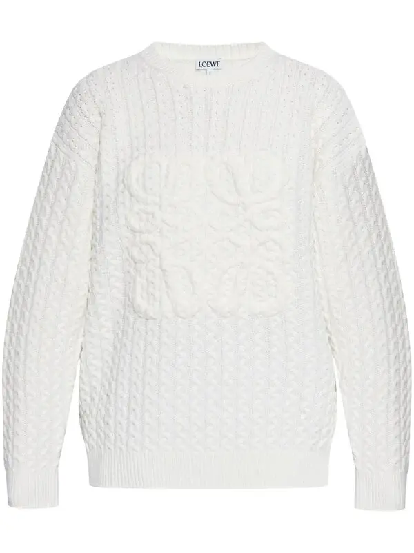 Loewe Anagram Sweater In Wool