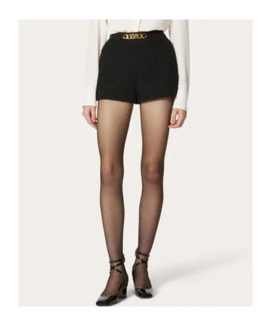 Valentino Garavani Chain-link Trim Shorts