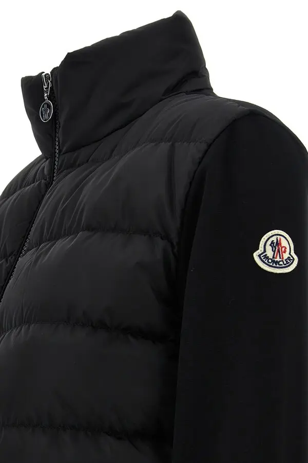 Moncler Panelled Zip-up Puffer Jacket