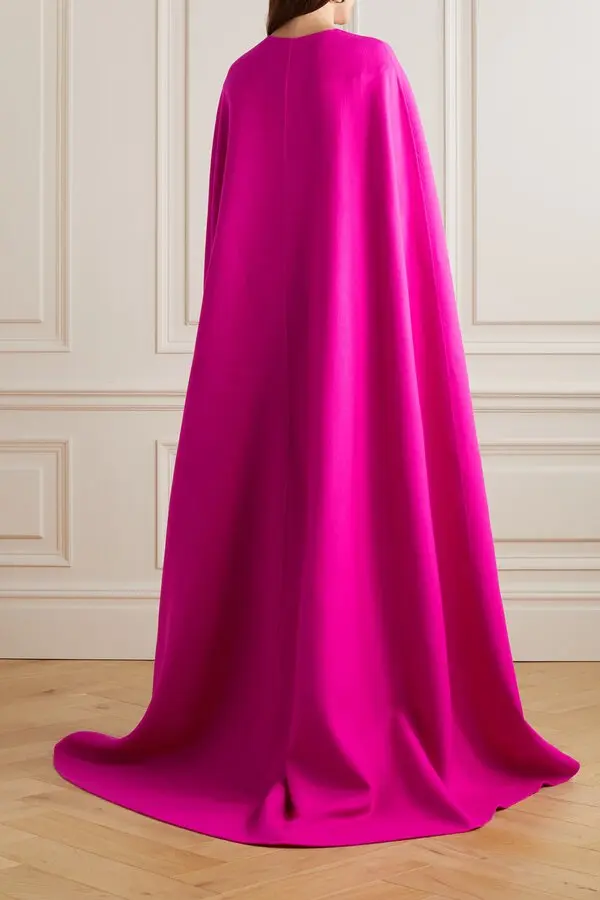 Valentino Garavani Wool Cloak With Ornament