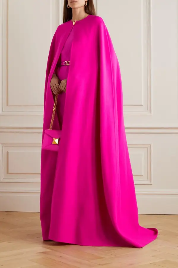 Valentino Garavani Wool Cloak With Ornament