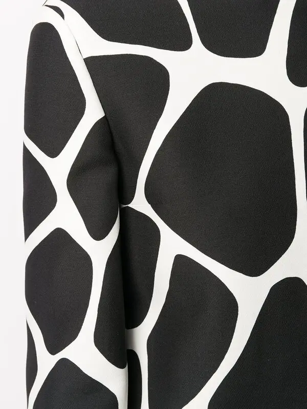 Valentino Garavani Giraffe Print Foulard Blouse