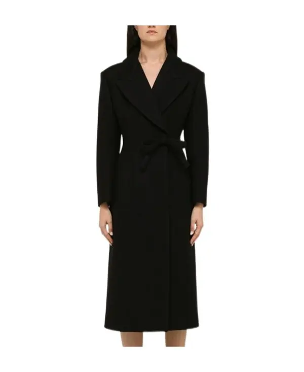 Valentino Garavani Bow-embellished Trench Coat - Black