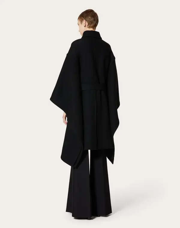 Valentino Garavani Lapel Strap Cape