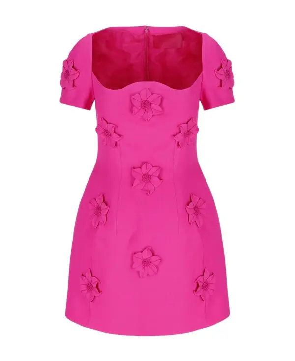 Valentino Garavani Floral Detail Mini Dress