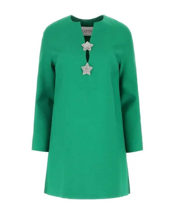 Valentino Garavani Star Appliqué Shift Dress