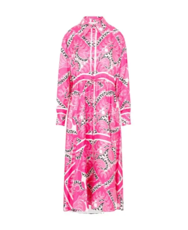 Valentino Garavani Logo-print Shirt Dress