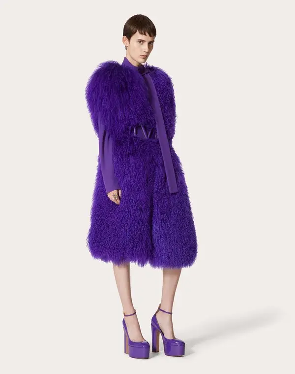 Valentino Garavani Belted Sleeveless Coat