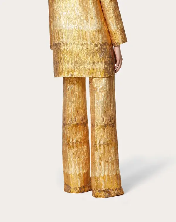 Valentino Garavani Golden Wings High Waist Trousers