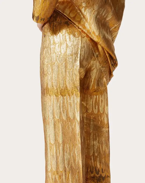 Valentino Garavani Golden Wings High Waist Trousers