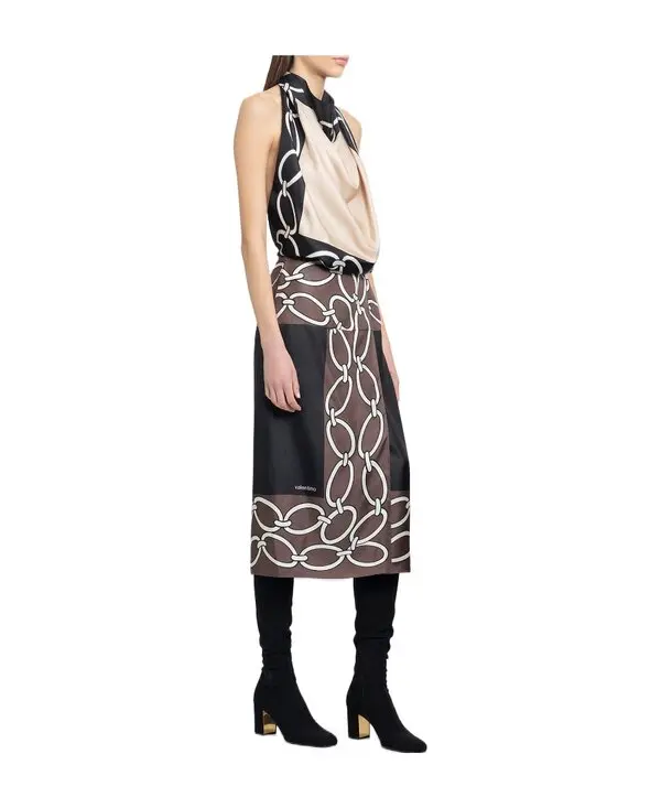 Valentino Garavani Chain 1967 Printed Midi Dress
