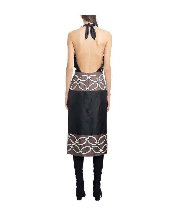 Valentino Garavani Chain 1967 Printed Midi Dress
