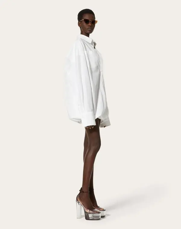 Valentino Garavani Layered Long-sleeved Shirt Dress