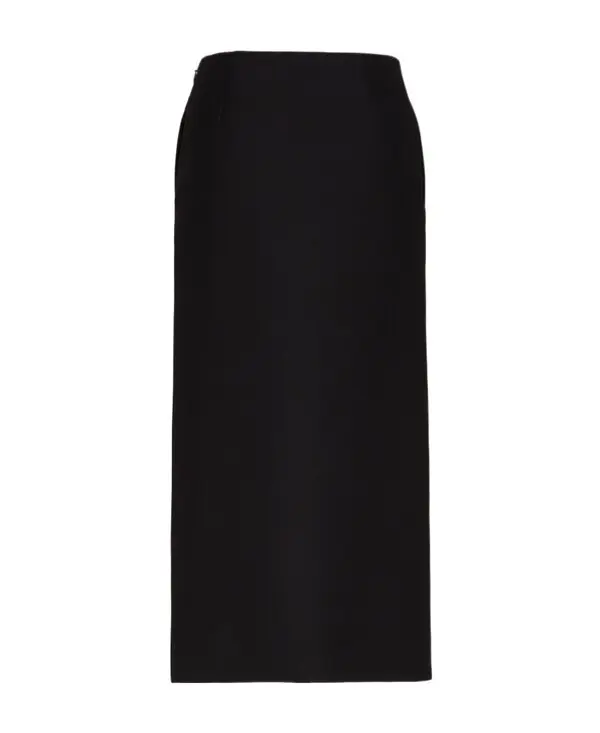 Valentino Garavani Front-slit Midi Skirt