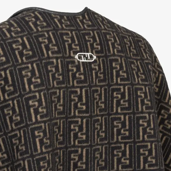 Fendi Wool Poncho