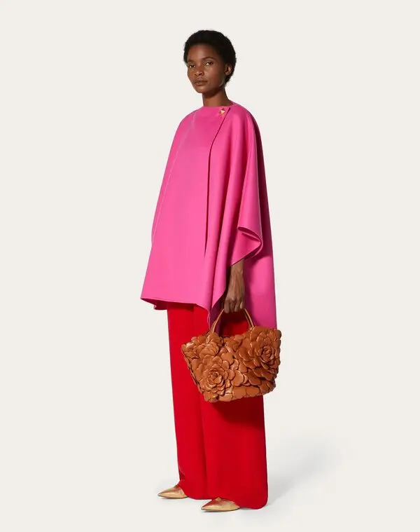Valentino Garavani Draped Button Cape