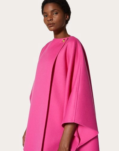 Valentino Garavani Draped Button Cape