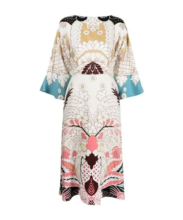 Valentino Garavani Cady Printed Dress