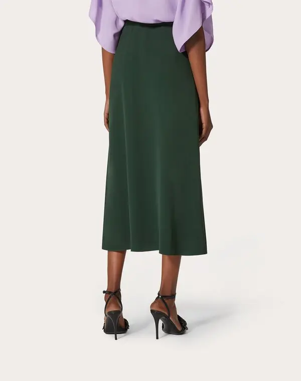 Valentino Garavani Silk Wrap Midi Skirt