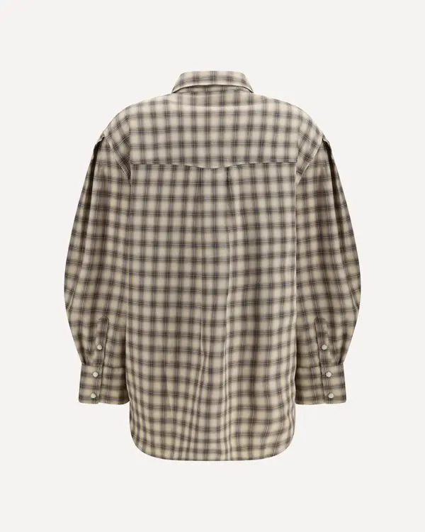 GANNI Relaxed Check Shirt