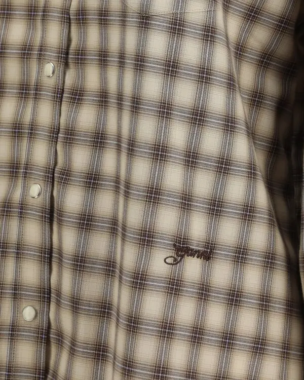 GANNI Relaxed Check Shirt