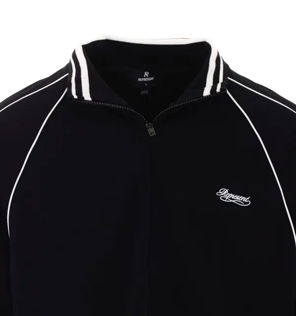 REPRESENT Contrast Piped Zip Sweatshirt