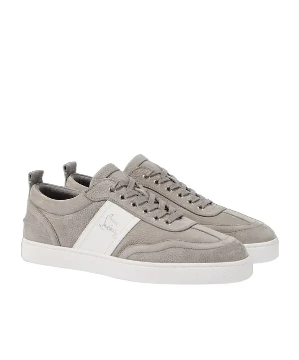 CHRISTIAN LOUBOUTIN Retero Panelled Leather Sneakers