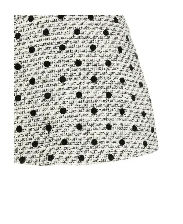 Valentino Garavani Tweed Polka Dot Short Shorts