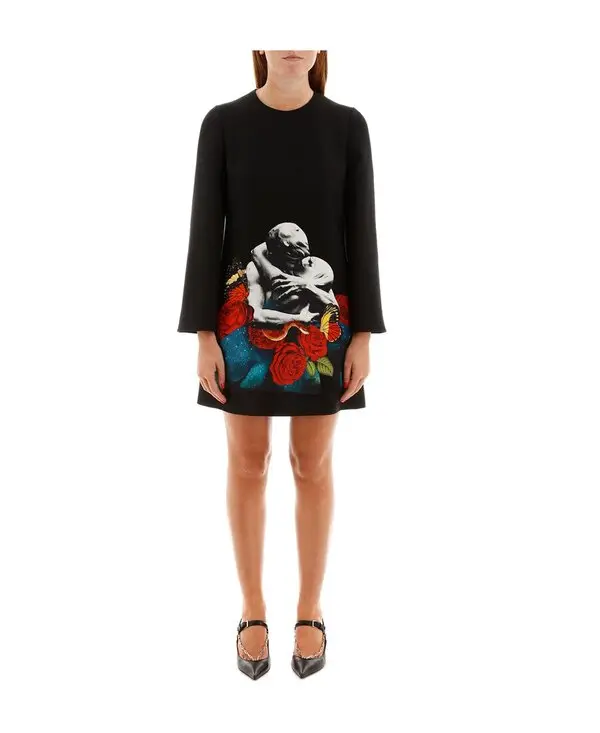 Valentino Garavani X Undercover Lovers Print Dress