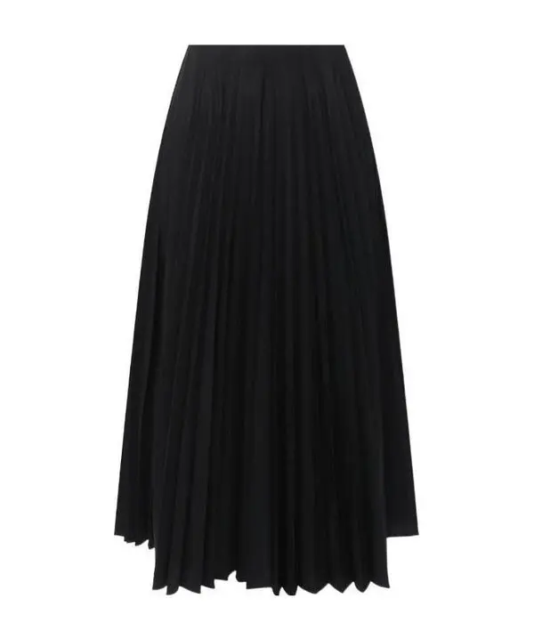 Valentino Garavani Pleated High-waisted Midi Skirt