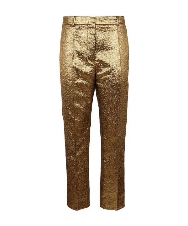 Valentino Garavani Golden Cropped Trousers