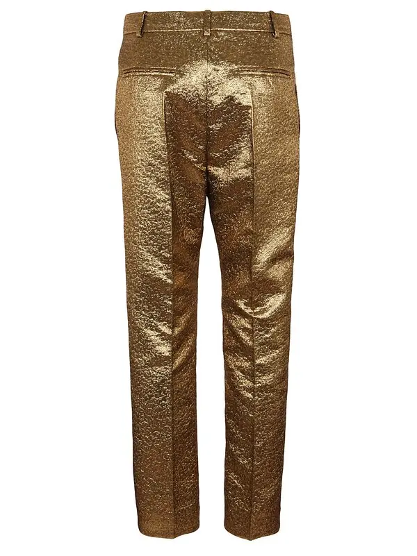 Valentino Garavani Golden Cropped Trousers
