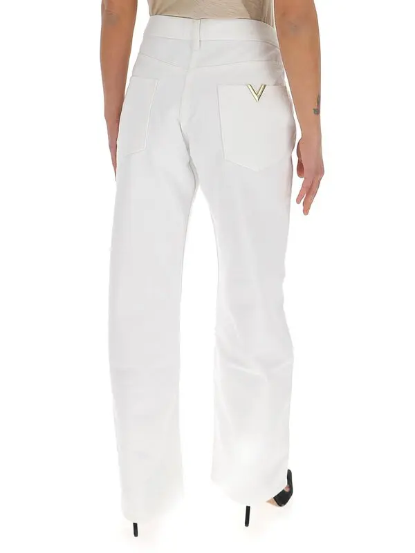 Valentino Garavani Mid-rise Straight-leg Jeans