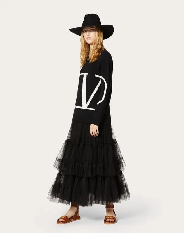 Valentino Garavani Layered-tulle Maxi Skirt