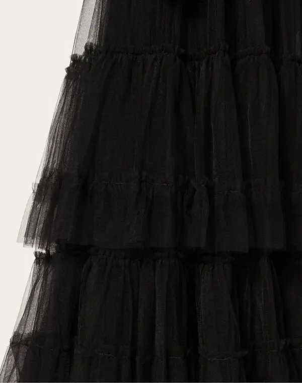 Valentino Garavani Layered-tulle Maxi Skirt