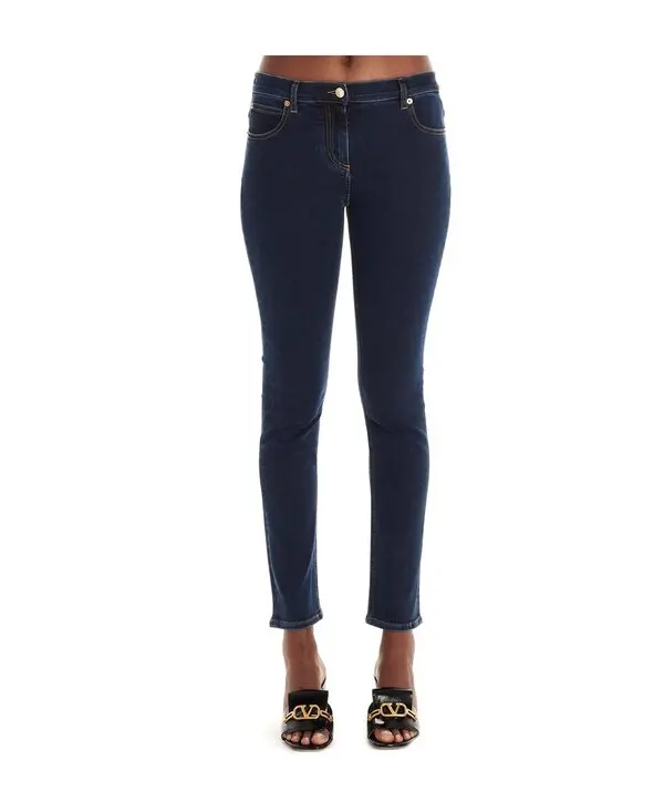 Valentino Garavani V-detail Slim-fit Jeans